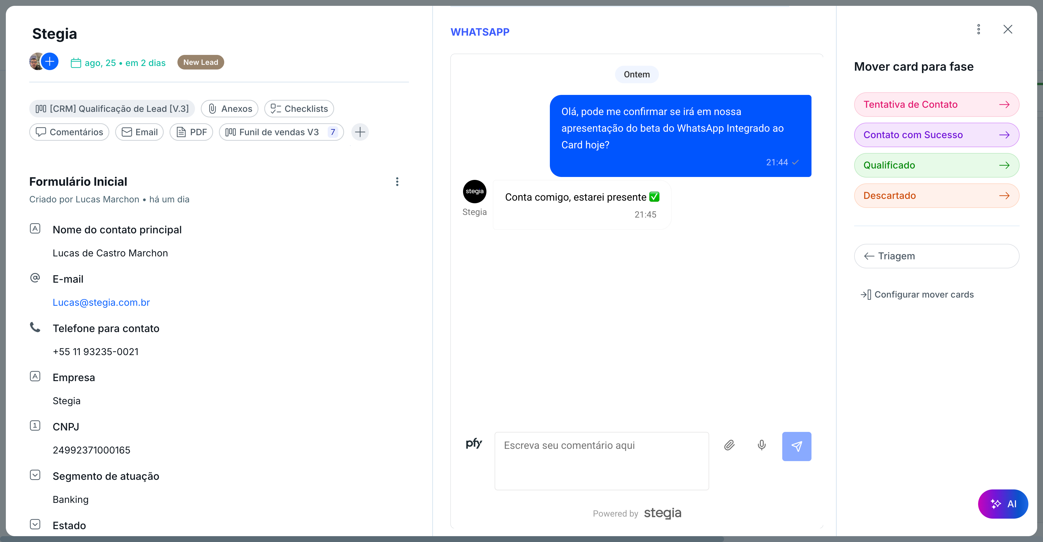 BrainChat - Plataforma de Customer Experience com IA